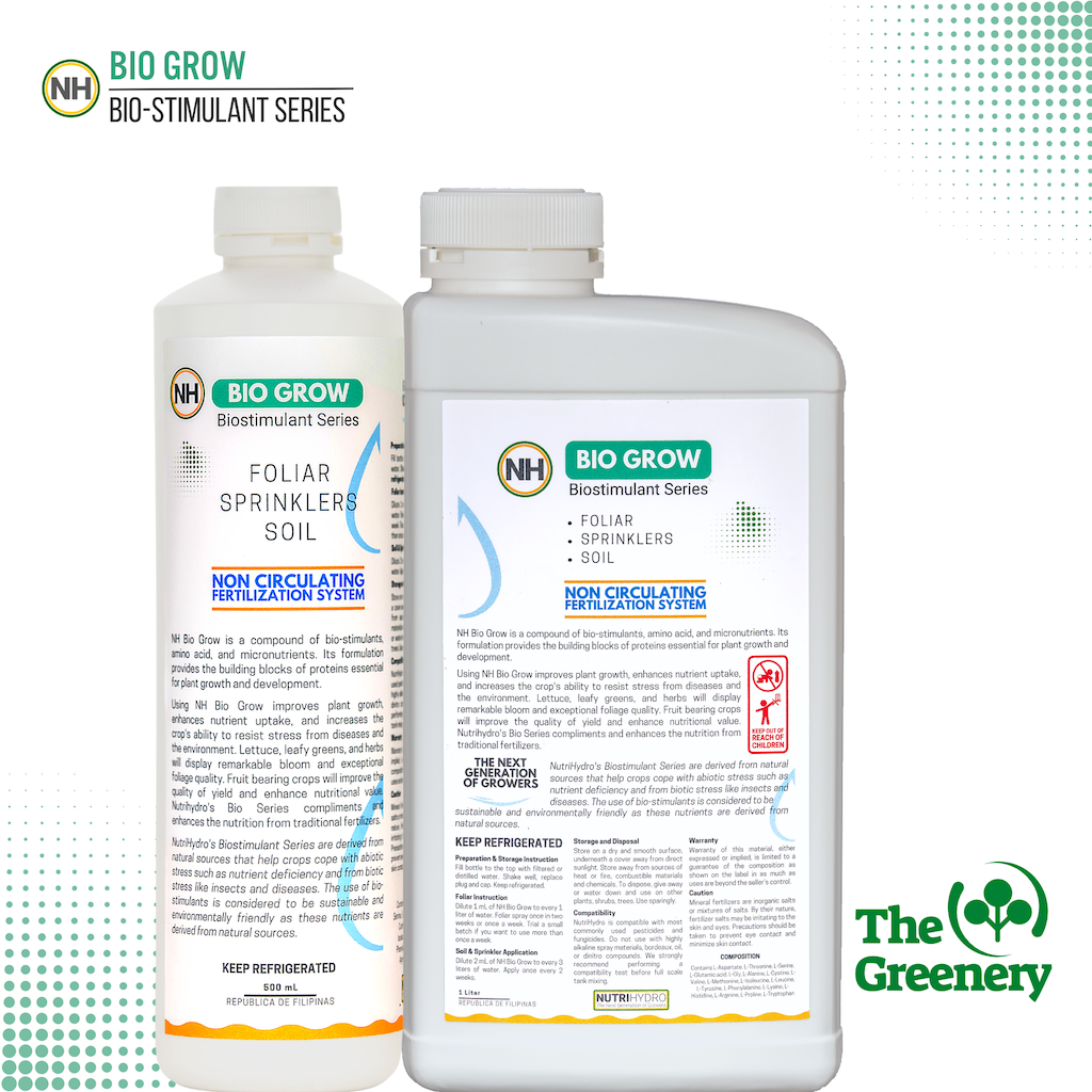 Nutrihydro Bio Grow | The Greenery Bio-stimulant Series | Shopee ...