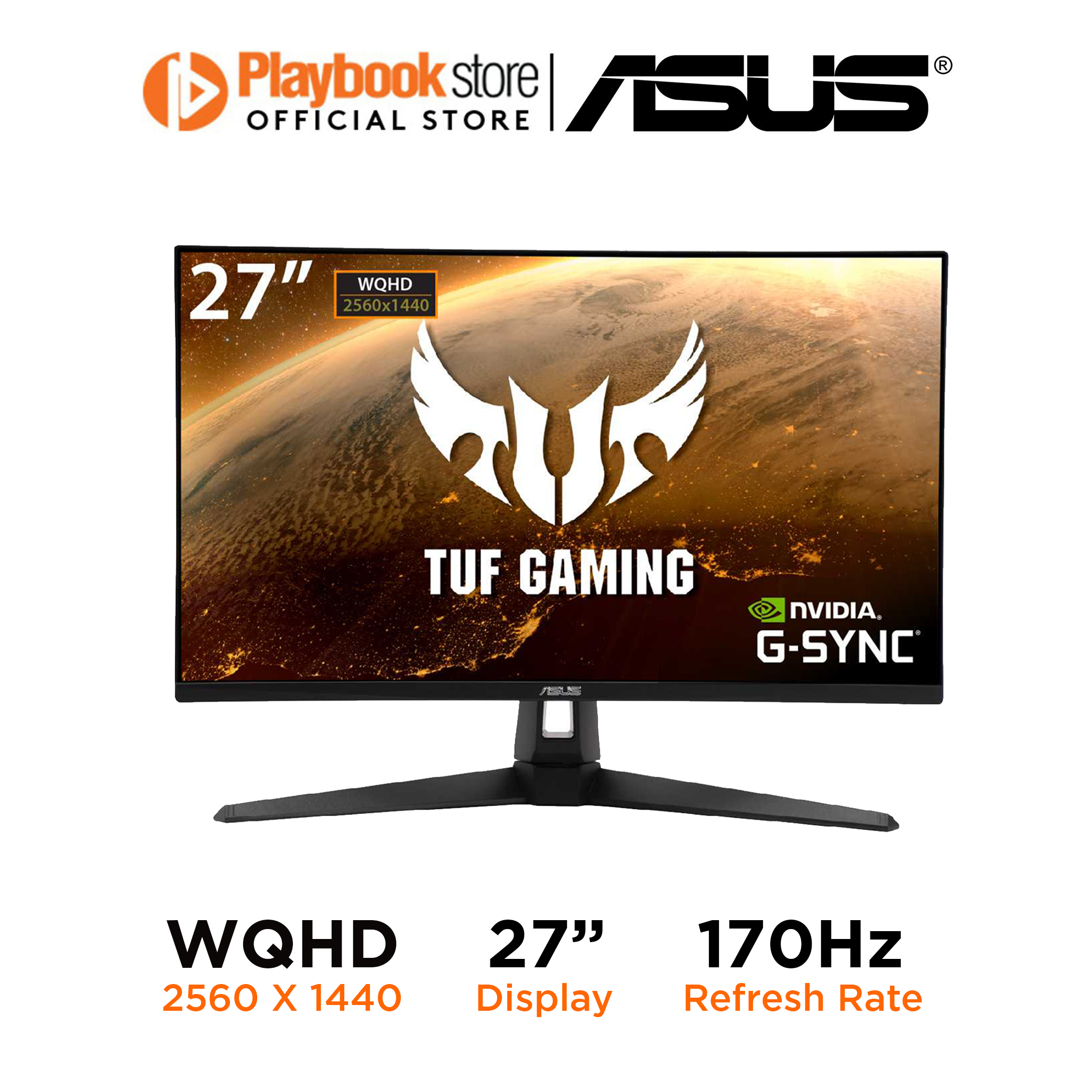Asus TUF VG27AQ1A 27" WQHD 2560 x 1440 170Hz LED 1ms IPS Technology ...