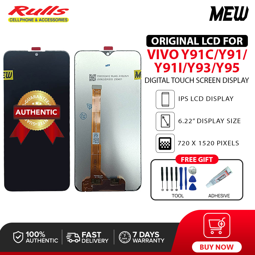 Smartphone LCD for Vivo Y91C/Y91/Y91I/Y93/Y95 Digital Touch Screen ...