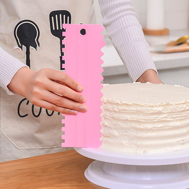 HELLO SUGAR - 4pc./set Plastic Icing Comb Pink | Shopee Philippines