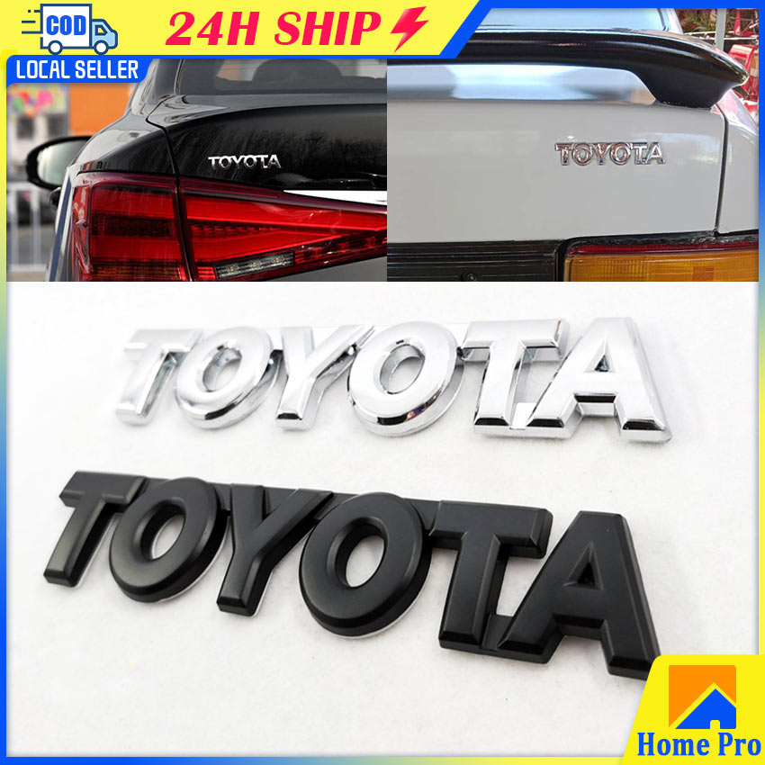 TOYOTA Logo Emblem 3D ABS LIMITED Car Sticker Emblem Badge Decals Door ...