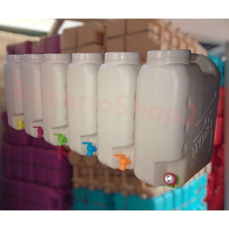 AESTHETIC Water Container 20 Liters/ 5 Gallon Cream Biege Slim Jug for ...