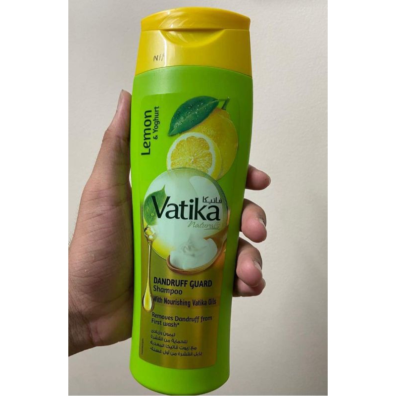 Dabur Vatika Lemon & Yogurt Shampoo (Imported from UAE) | Shopee ...