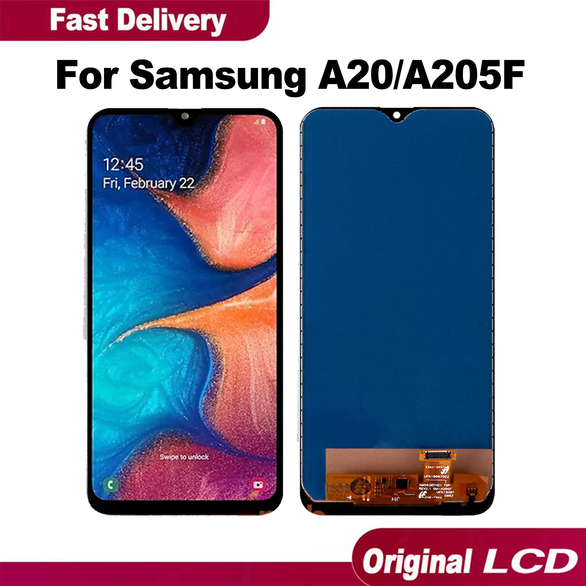 SAMSUNG A20 / A205F Original LCD | Shopee Philippines