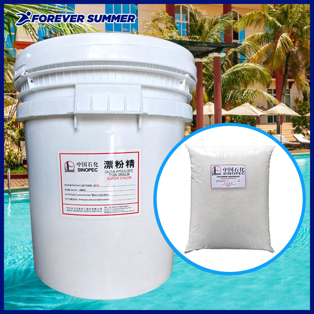 Sinopec Chlorine Granules 70% Made in China for Sterilizing and ...