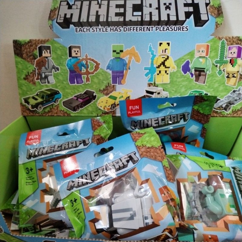 Minecraft Action Mini Figure or cake Topper | Shopee Philippines