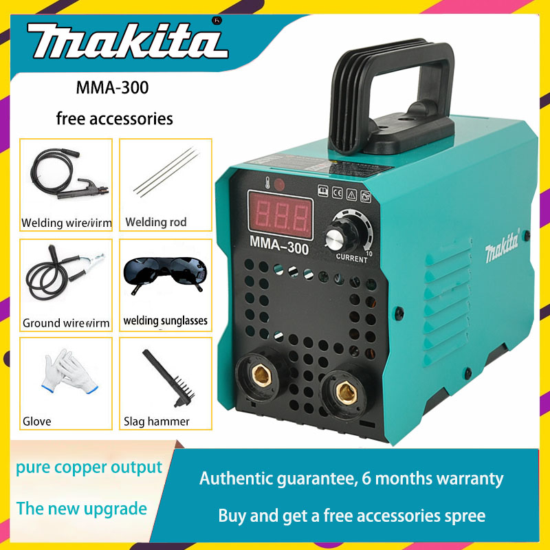 MAKITA Inverter Welding Machine MMA-300/400/500 IGBT Digital Display ...