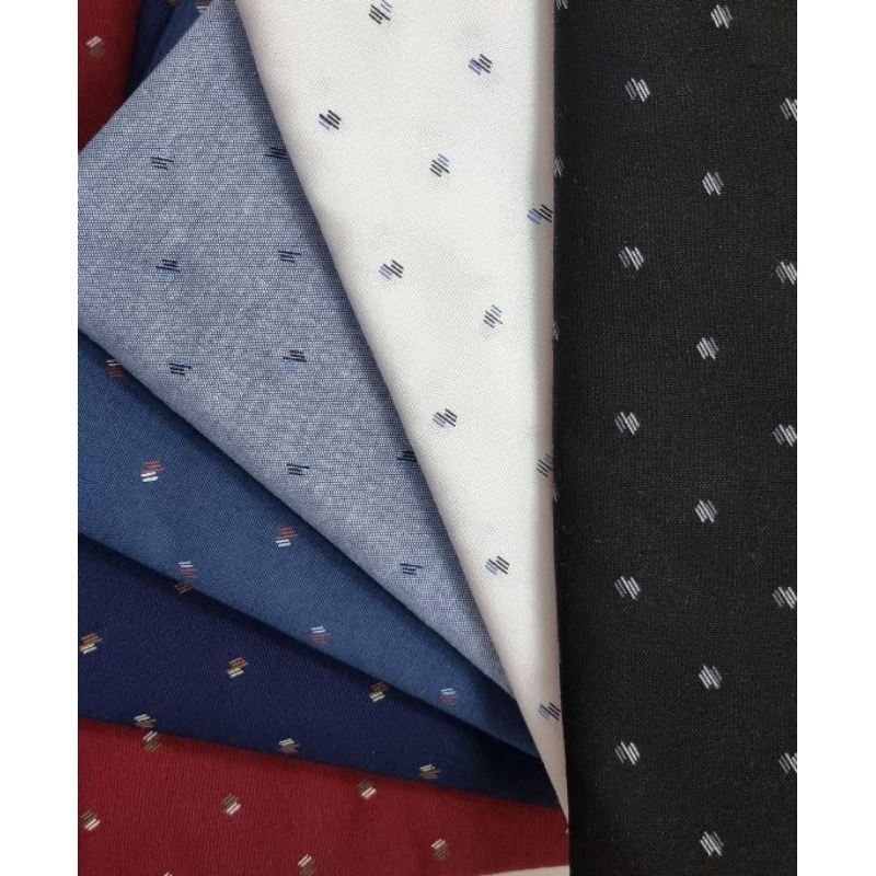 Mini Lines Printed Oxford Cotton Woven 45" Width | Shopee Philippines