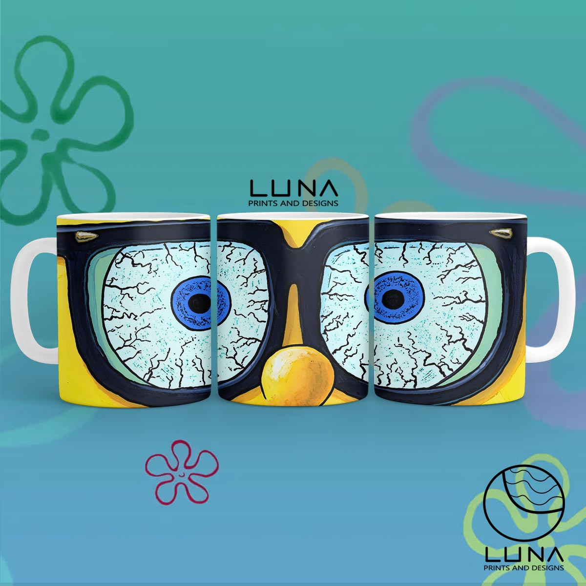 Spongebob Squarepants Mug Collection ( Mr Krabs, Squidward, Patrick ...