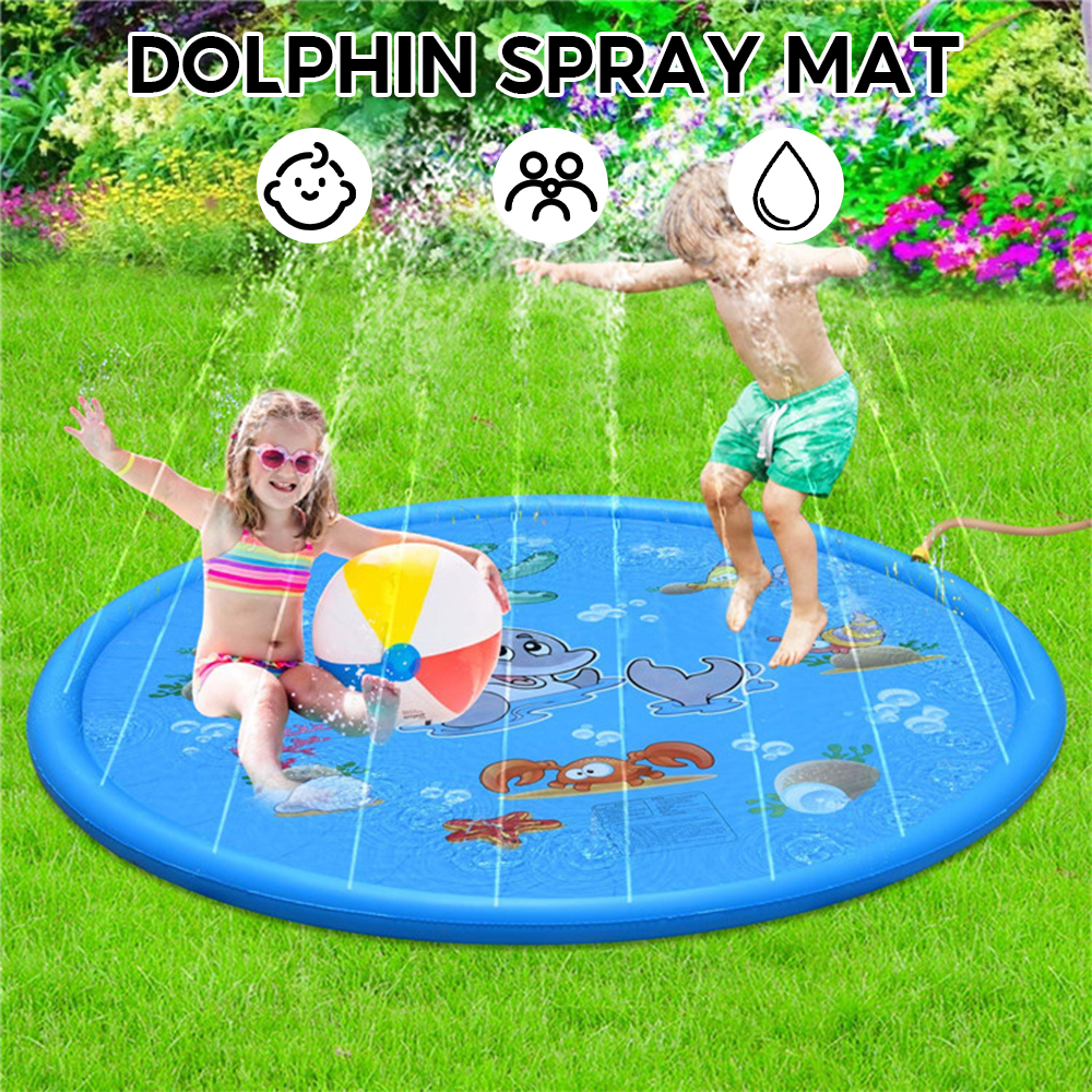 Inflatable Swimming Pool for Kids Inflatable Sprinkler Pad Water Splash ...
