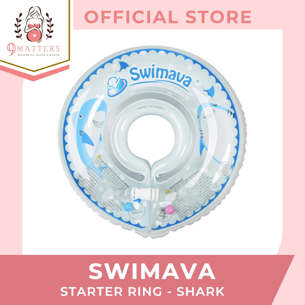 Swimava Starter Inflatable Ring Floater in Shark | Shopee Philippines