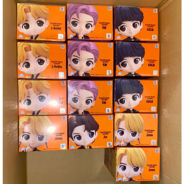 ON HAND | OFFICIAL BANPRESTO BTS TinyTAN QPosket BUTTER Ver. B | Shopee Philippines