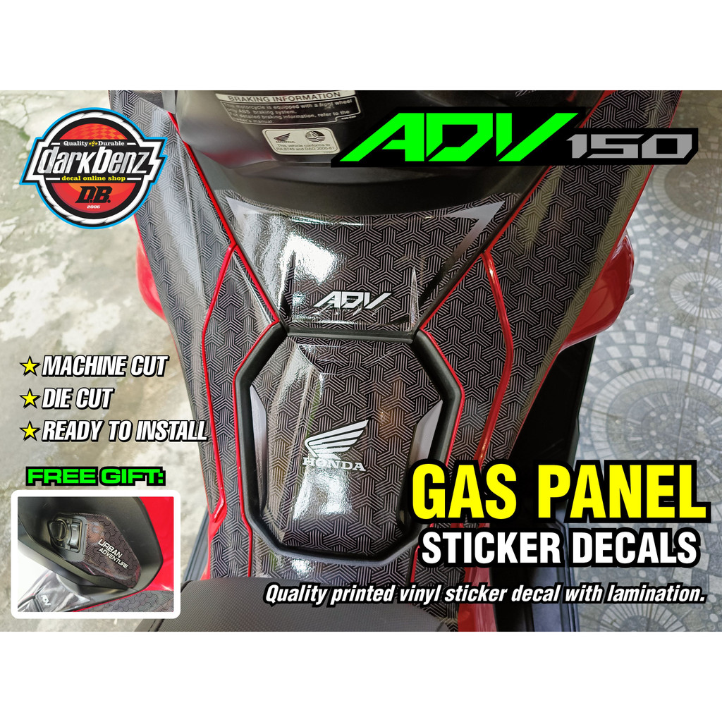 Honda ADV 150 New Geo Design Concept Quality Printed Sticker Decals ...