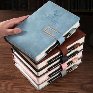 Onhand 416 Pages A5 Faux Leather Thick Business Notebook Journal Diary ...