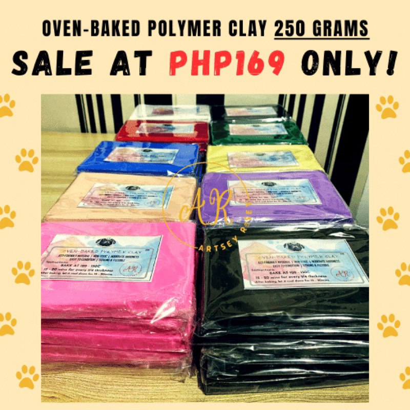 250g Oven-Baked Polymer Clay | Shopee Philippines