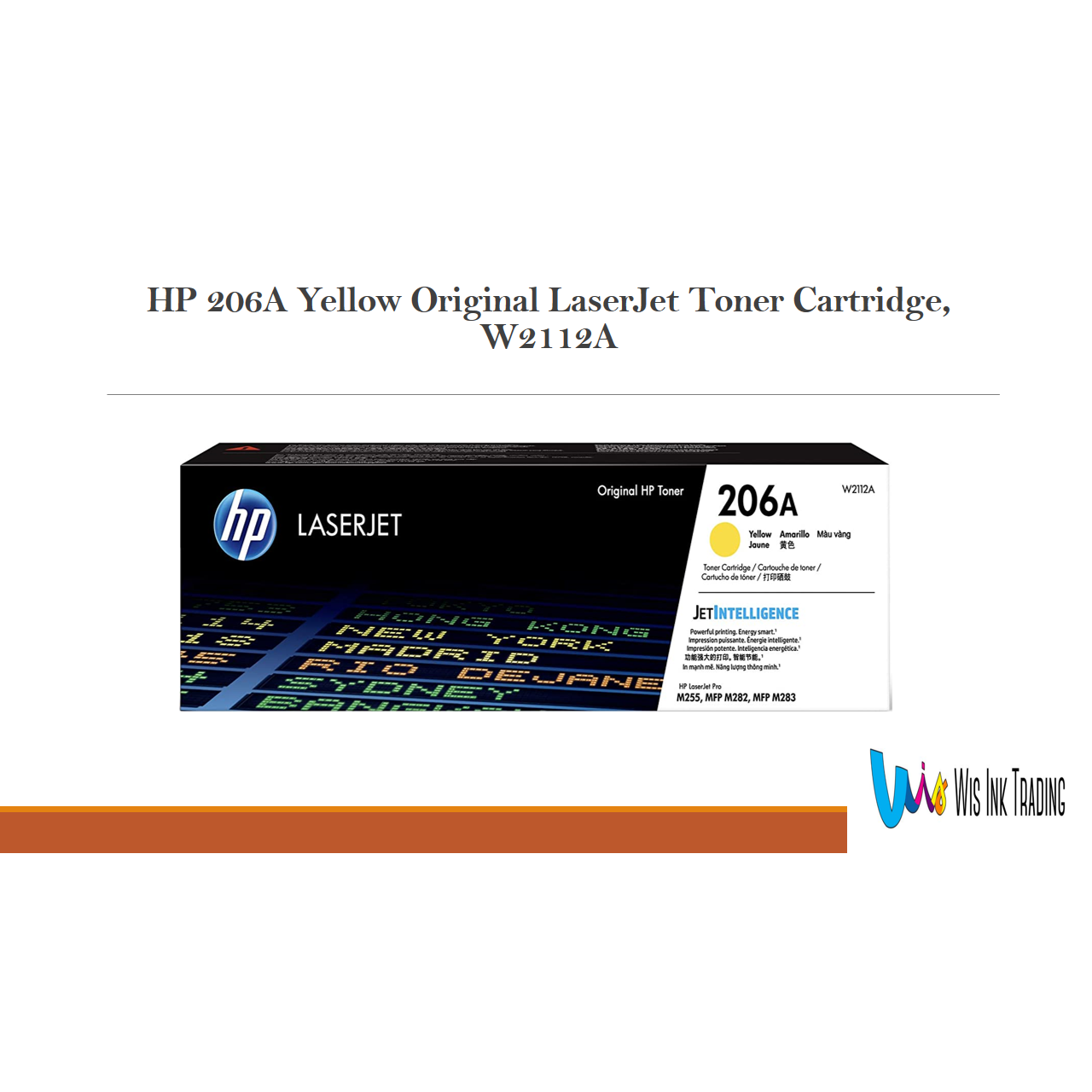 HP 206A Yellow Original LaserJet Toner Cartridge, W2112A | Shopee ...