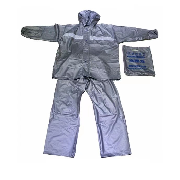 Titanium raincoat rubberized high quality makapal kapote，One size fits ...