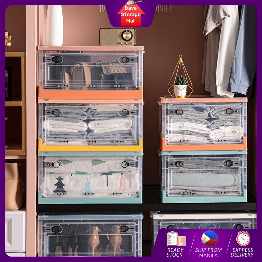 Foldable Storage Box Transparent PP Storage Box Clothes Travel ...