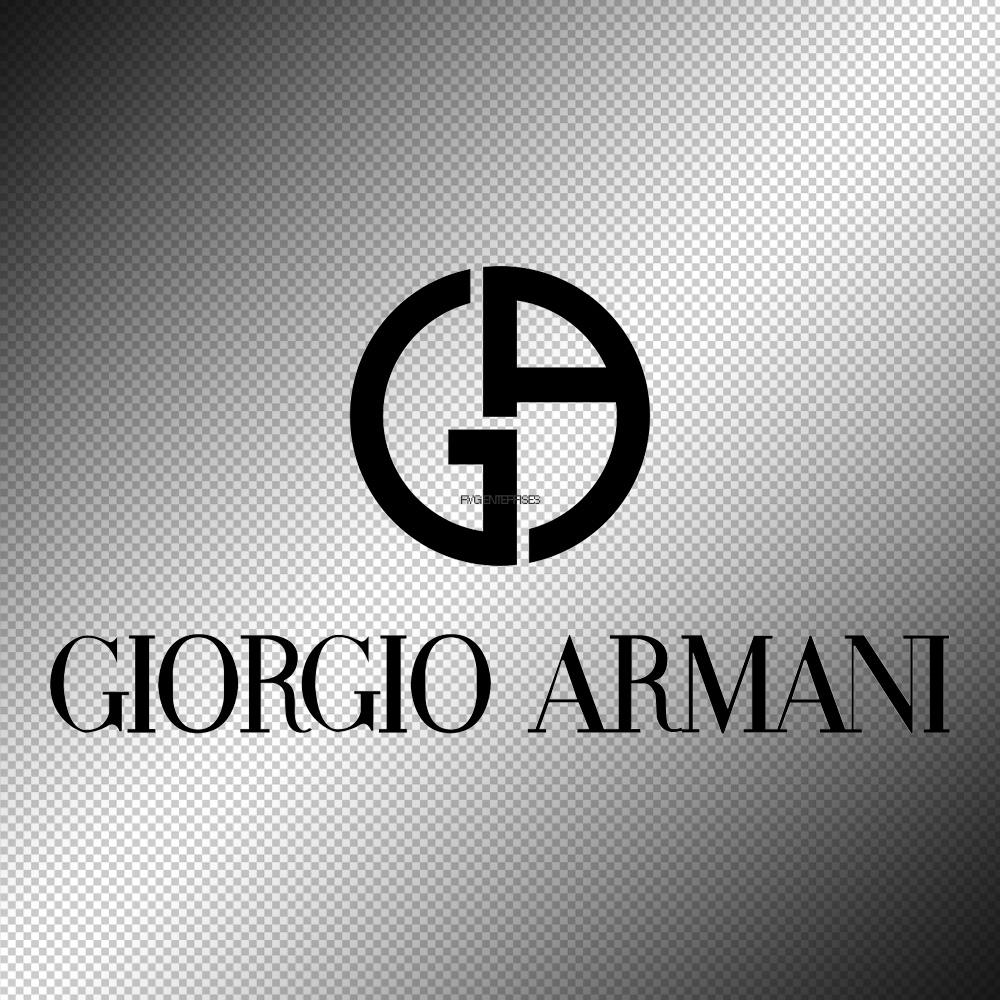 Sticker | (1X) Giorgio Armani | Weather Proof die-cut decal | Logo ...