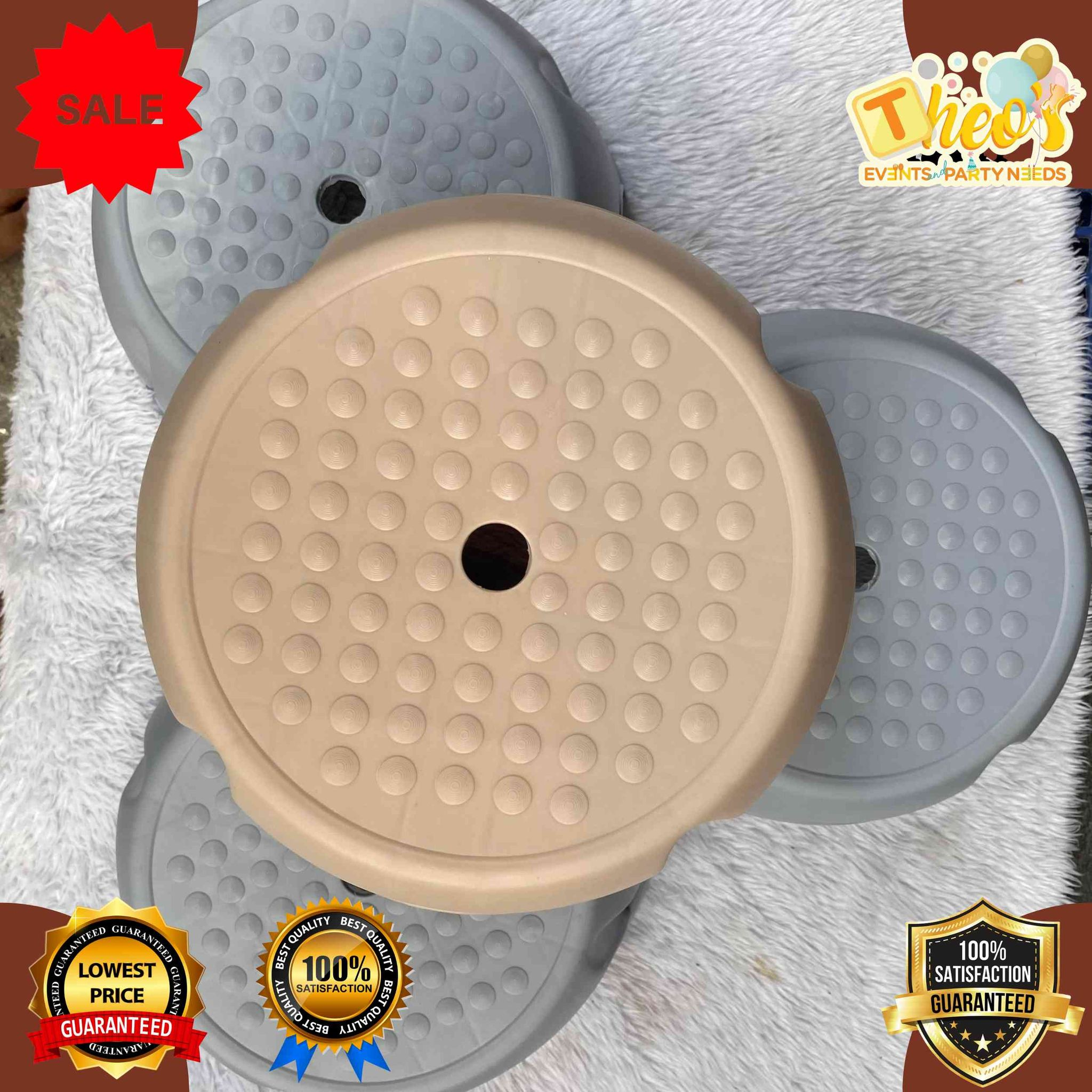 100% HIGH QUALITY #B858 Round Plastic Bangkito / Plastic Stool Chair ...