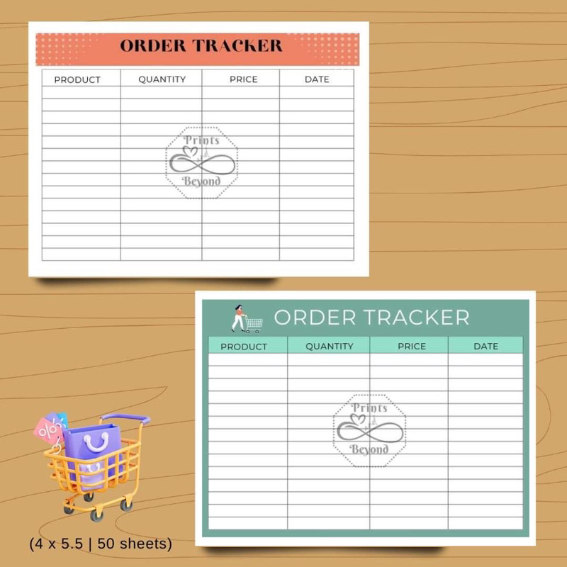 Personalized Notepad (Order Tracker) | Shopee Philippines