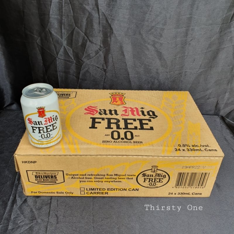 1 BOX SAN MIG F.R.E.E ZERO ALC (24 CANS) | Shopee Philippines