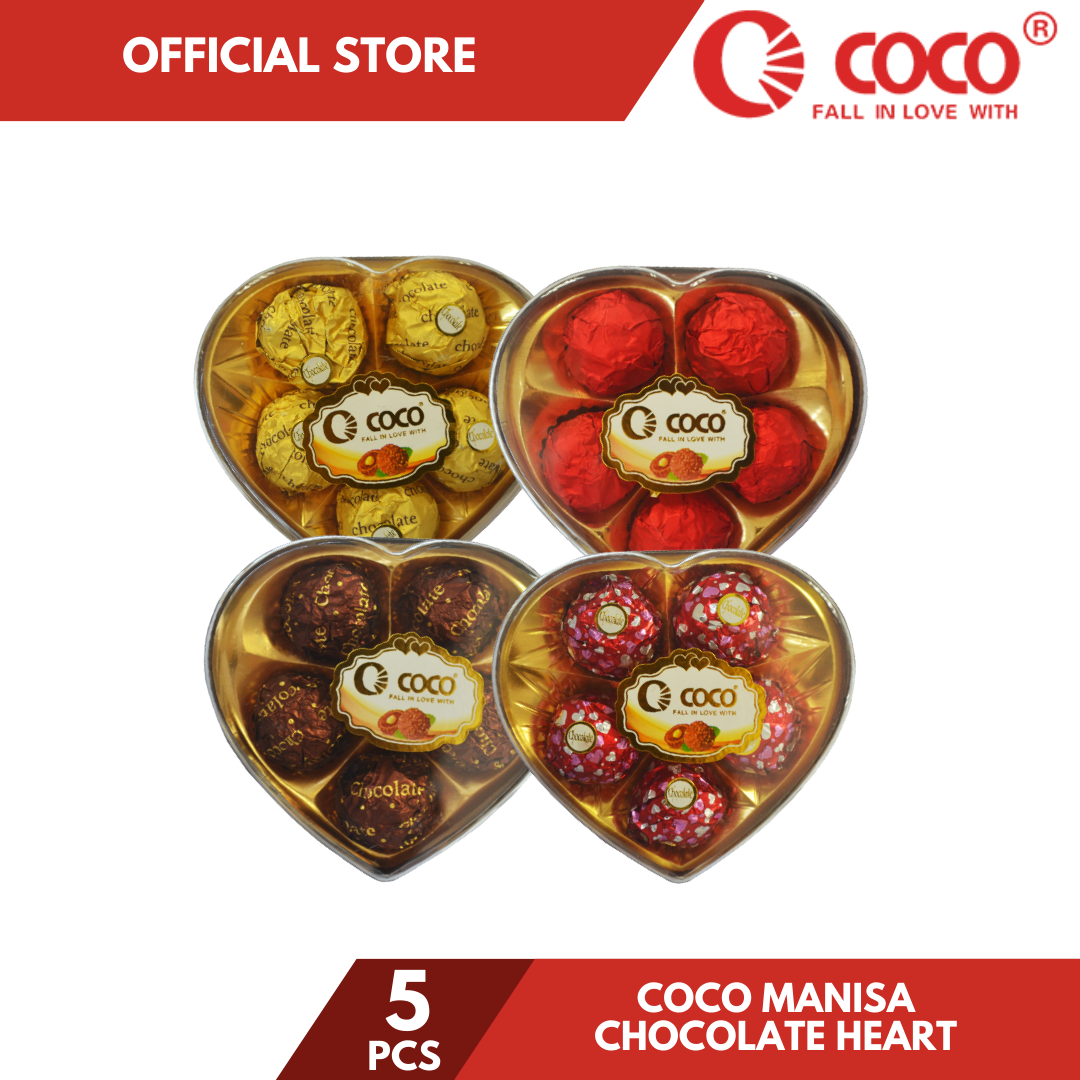 Coco Manisa Heart Chocolate 5pcs(1) | Shopee Philippines