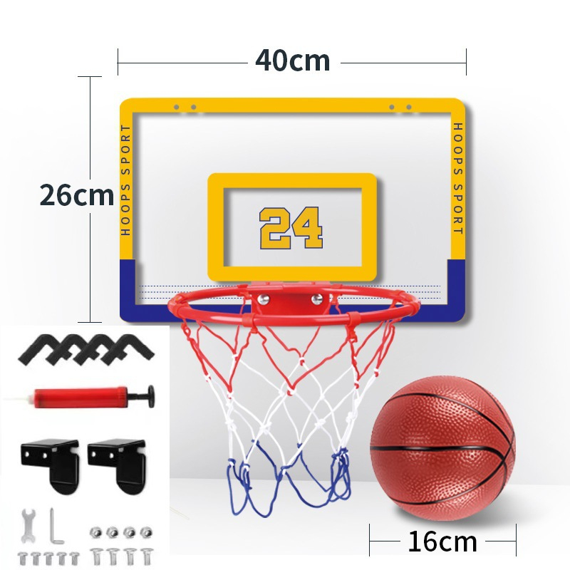 COD Mini Basketball Hoop Board Indoor Basketball Metal Foldable Support ...