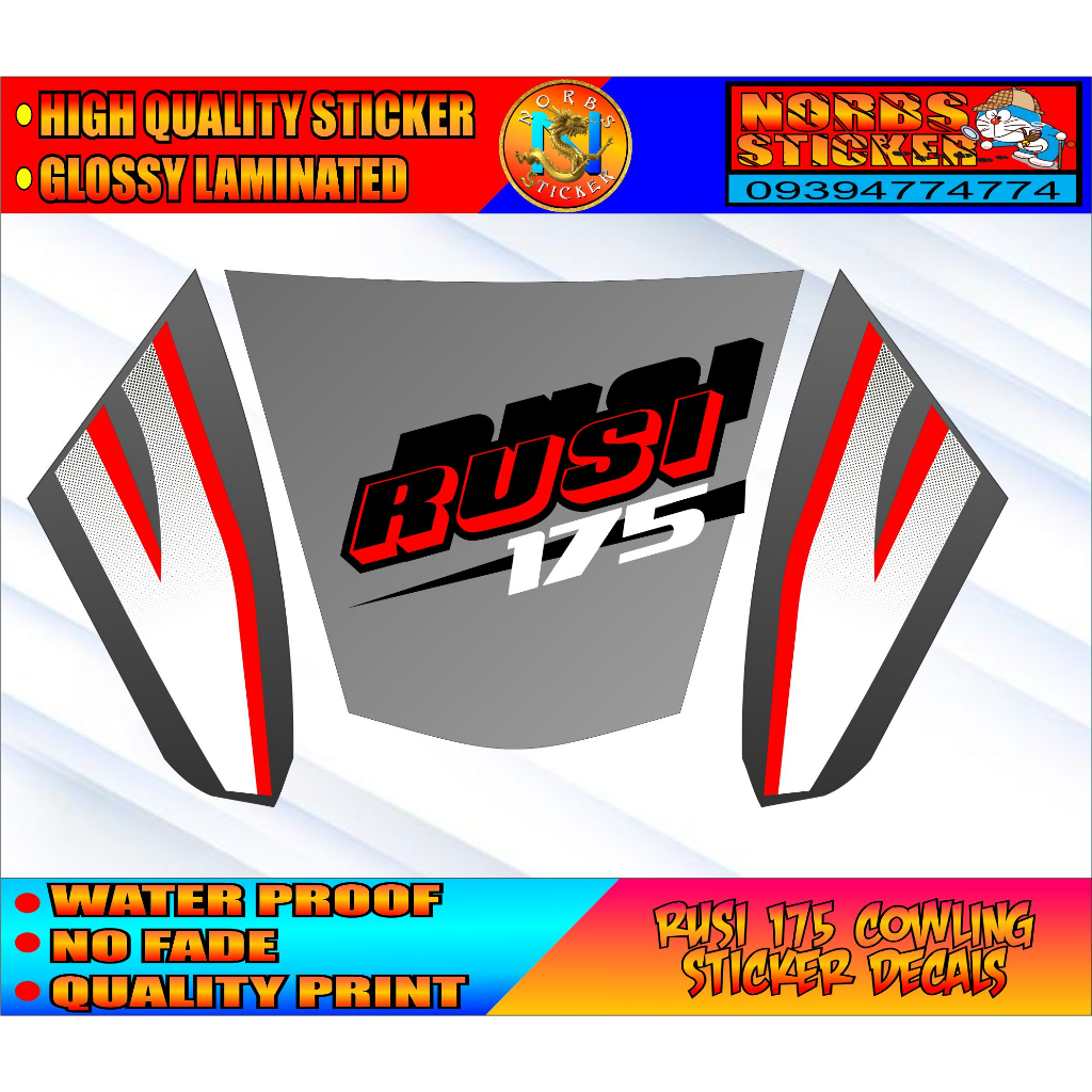 COWLING maskara 175 decals STICKER | Shopee Philippines