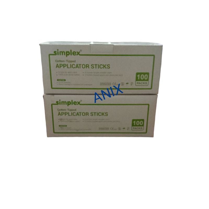 Simplex Cotton Applicator Sticks (Sterile) | Shopee Philippines