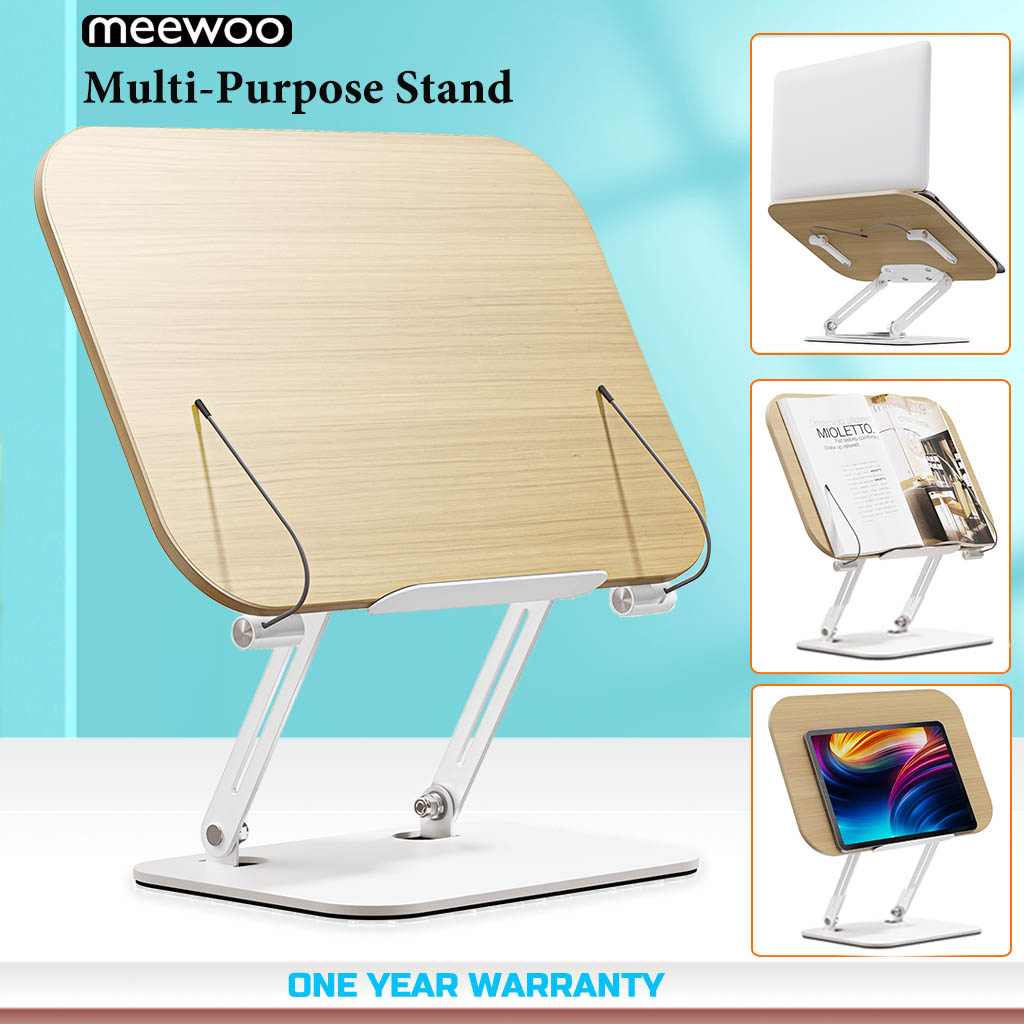 Meewoo Laptop Stand Adjustable Multi-role Laptop Riser Foldable Laptop ...