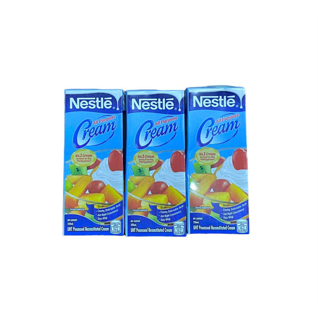 3pcs Nestle All Purpose Cream 250ml | Shopee Philippines