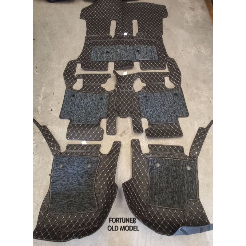 CAR MATTING TOYOTA FORTUNER 2011-2015- DOUBLE LAYER 7 SEATER( INCLUDING ...