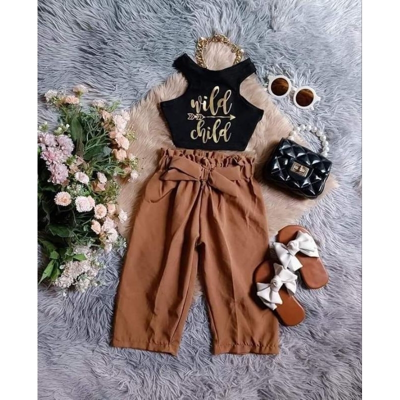 Wild Child Trauser Set for kids 1-3y.o | Shopee Philippines
