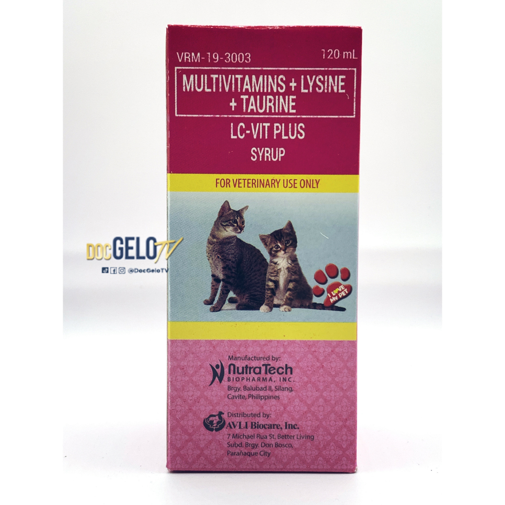 LC-VIT PLUS MULTIVITAMINS + LYSINE + TAURINE 120 mL | Shopee Philippines