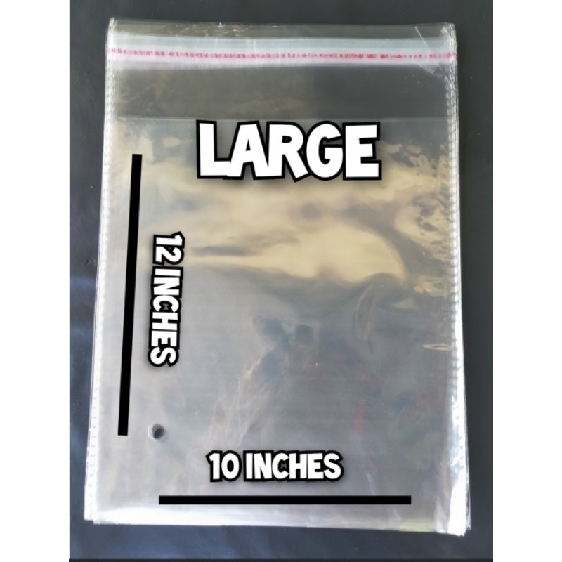 PC.PH LARGE SIZE OPP PLASTIC PACKAGING WITH AIRHOLE AND SELF ADHESIVE ...