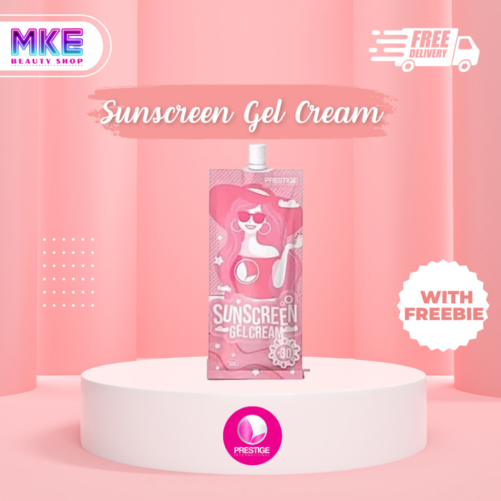 Prestige Sunscreen Gel Cream 50g | Shopee Philippines