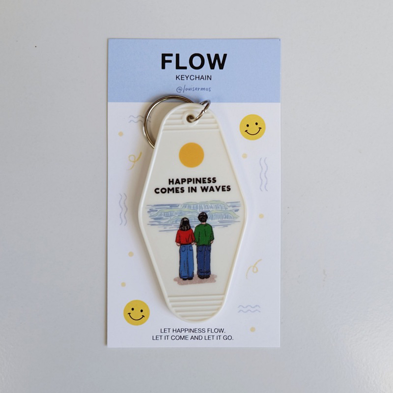 Flow Keychain Keytag | Louise Ramos | Shopee Philippines