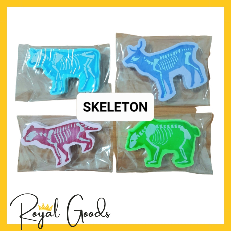 Eraser (Animals, Fruits, Skeleton, Snail, Teens, White Bar) | Shopee ...