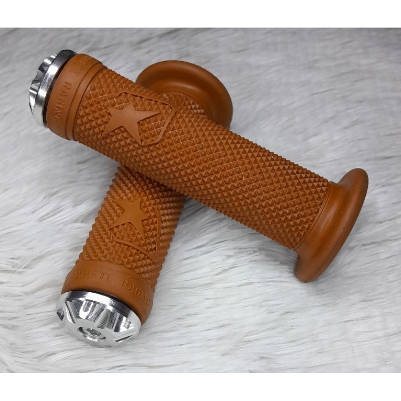 SET ARIETE HANDLEGRIP X JRP HANDLE GRIP WITH GOLD BAREND / STAR BAR END ...