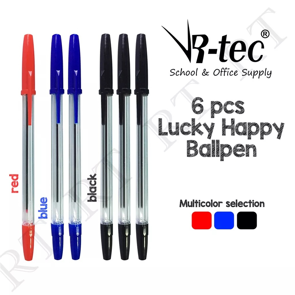 JHG 538 R-TEC Simple ballpen 6sets | Shopee Philippines
