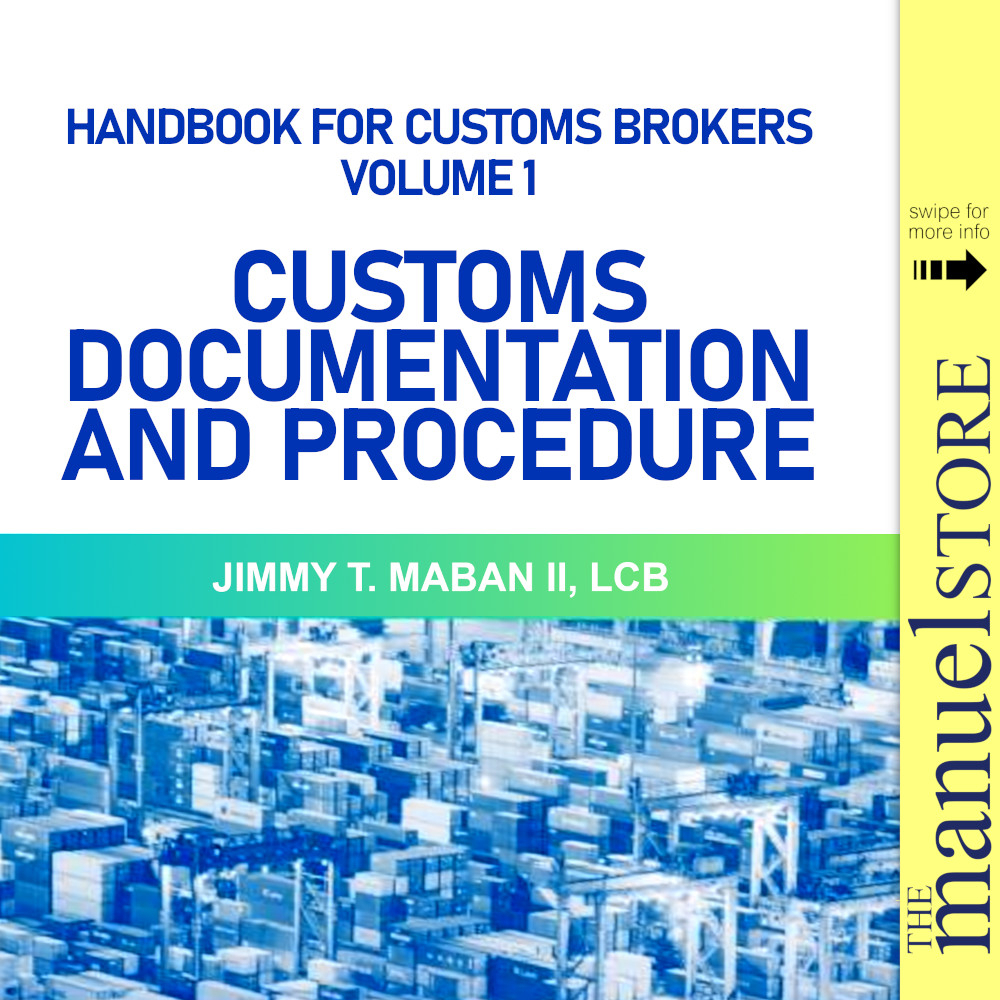 Maban (2023) - Customs Documentation and Procedure - Handbook for Brokers Vol. 1 Volume I by ...