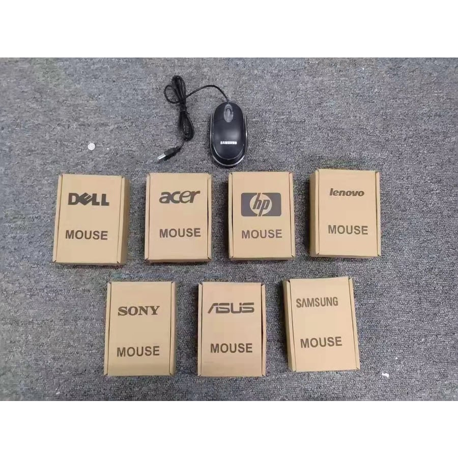 COD USB mini Mouse Black 800DPI Optical Wheel Wired mouse For Pc and ...