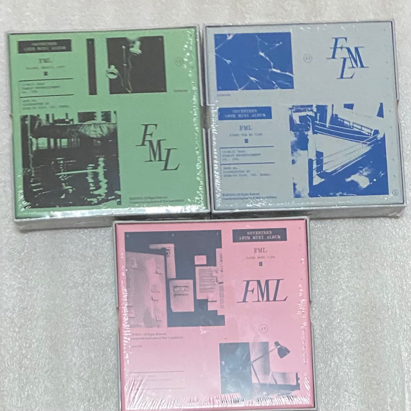 Seventeen FML album sealed onhand forst press fallen misfit lost, faded ...