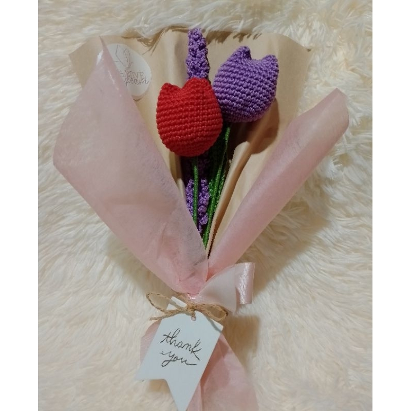 Crochet Flower Bouquet(Pre order!! Message us first!) | Shopee Philippines