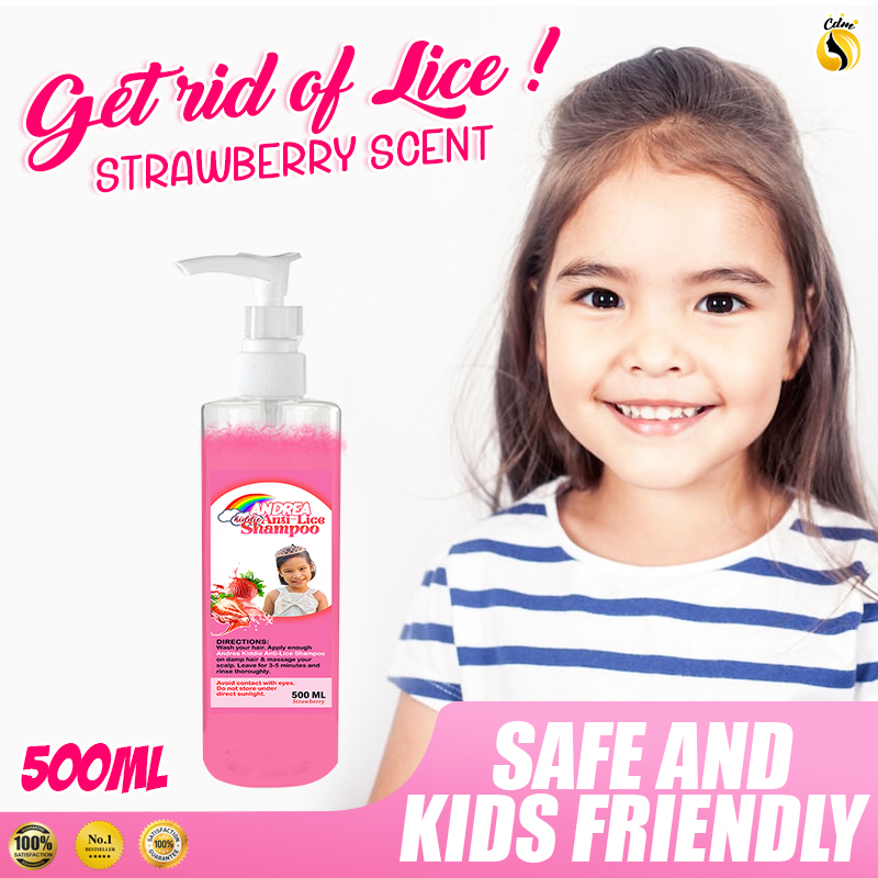 Andrea Anti-Lice Kiddie Shampoo Strawberry 500ml ( PANG ALIS KUTO AT ...