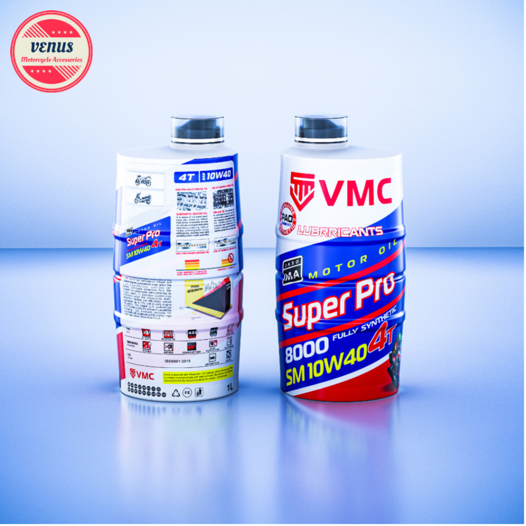 Venus Motorcycle Vmc Gear Oil Super Pro 8000 Fully Synthetic SM 10W40 ...