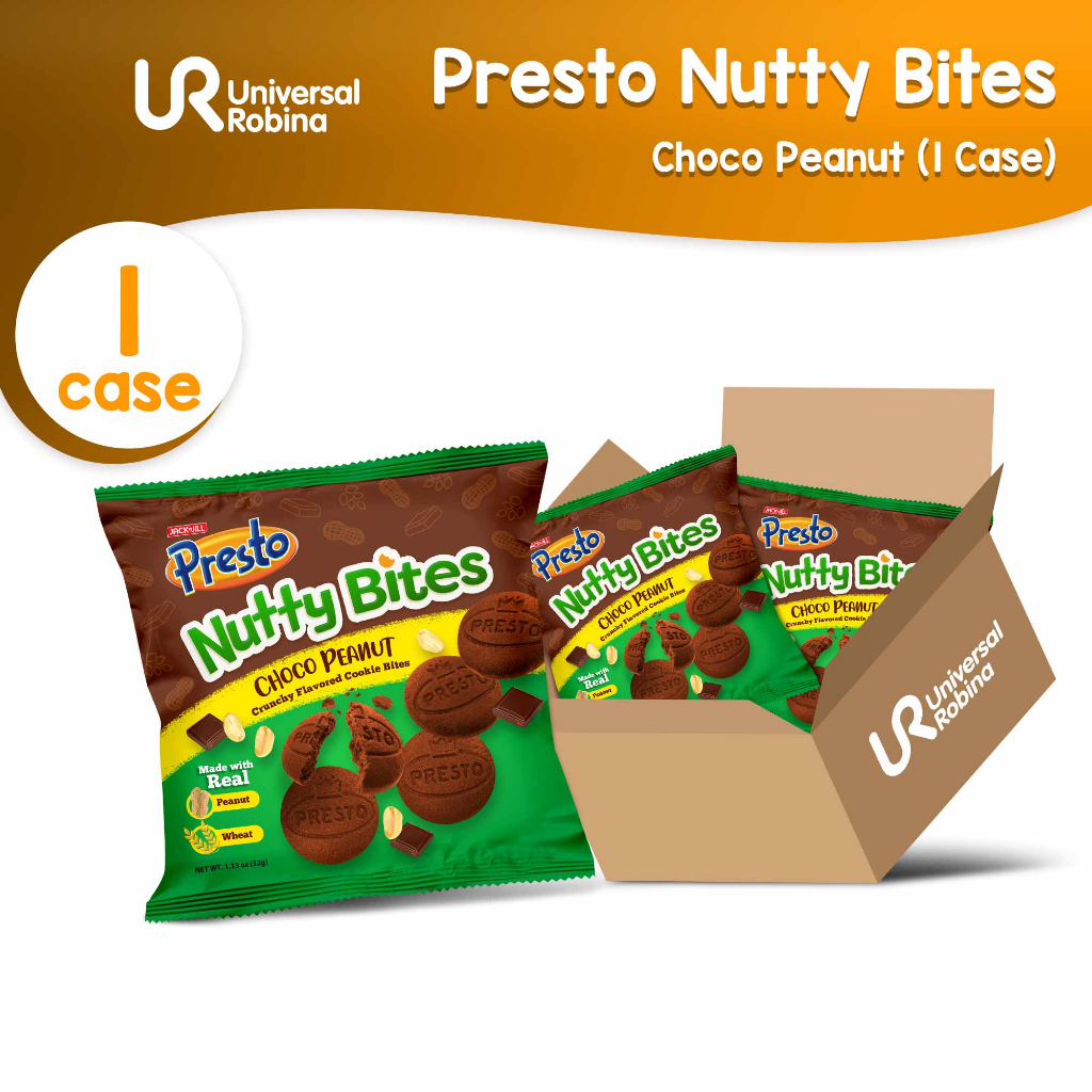 100 x Presto Nutty Bites Choco Peanut (32g) | Shopee Philippines