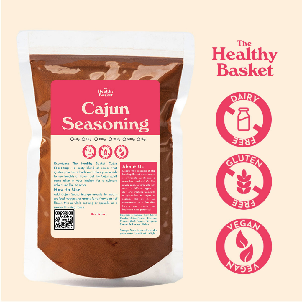 Healthy Basket Cajun Seasoning (250g, 500g & 1kg) | Shopee Philippines