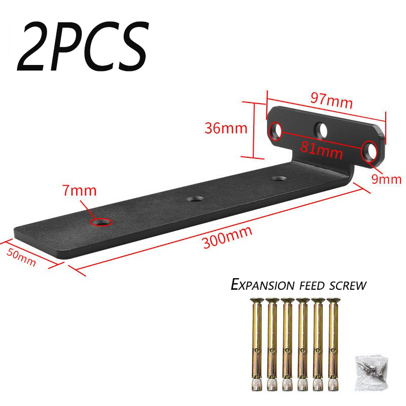 （BUY 1 TAKE 1 ） Steel Heavy Duty Concealed Floating Wall Bracket Front ...